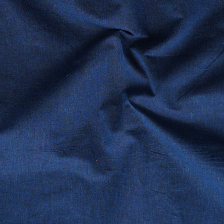Pure South Cotton Plain Blue Fabric – Sanskruti