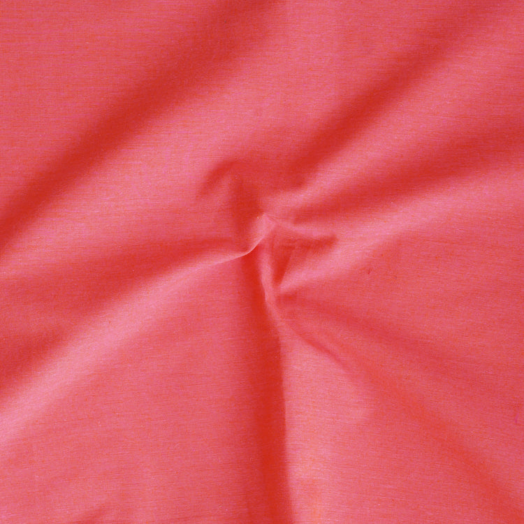 Pure South Cotton Salmon Colour Fabric – Sanskruti