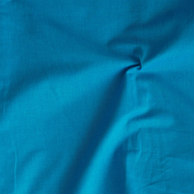 Pure South Cotton Sapphire Blue Fabric – Sanskruti