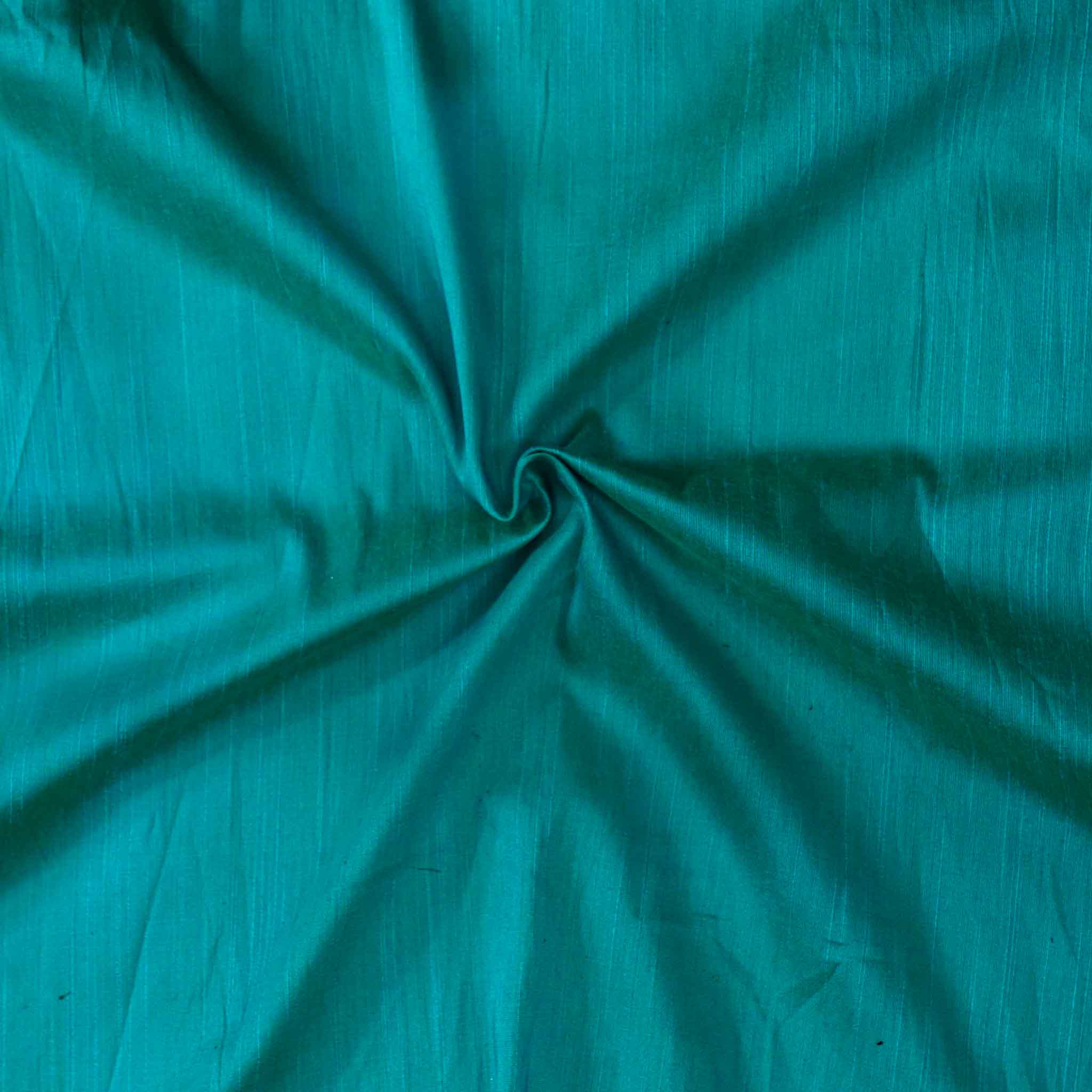 Cotton Silk - Teal – Sanskruti