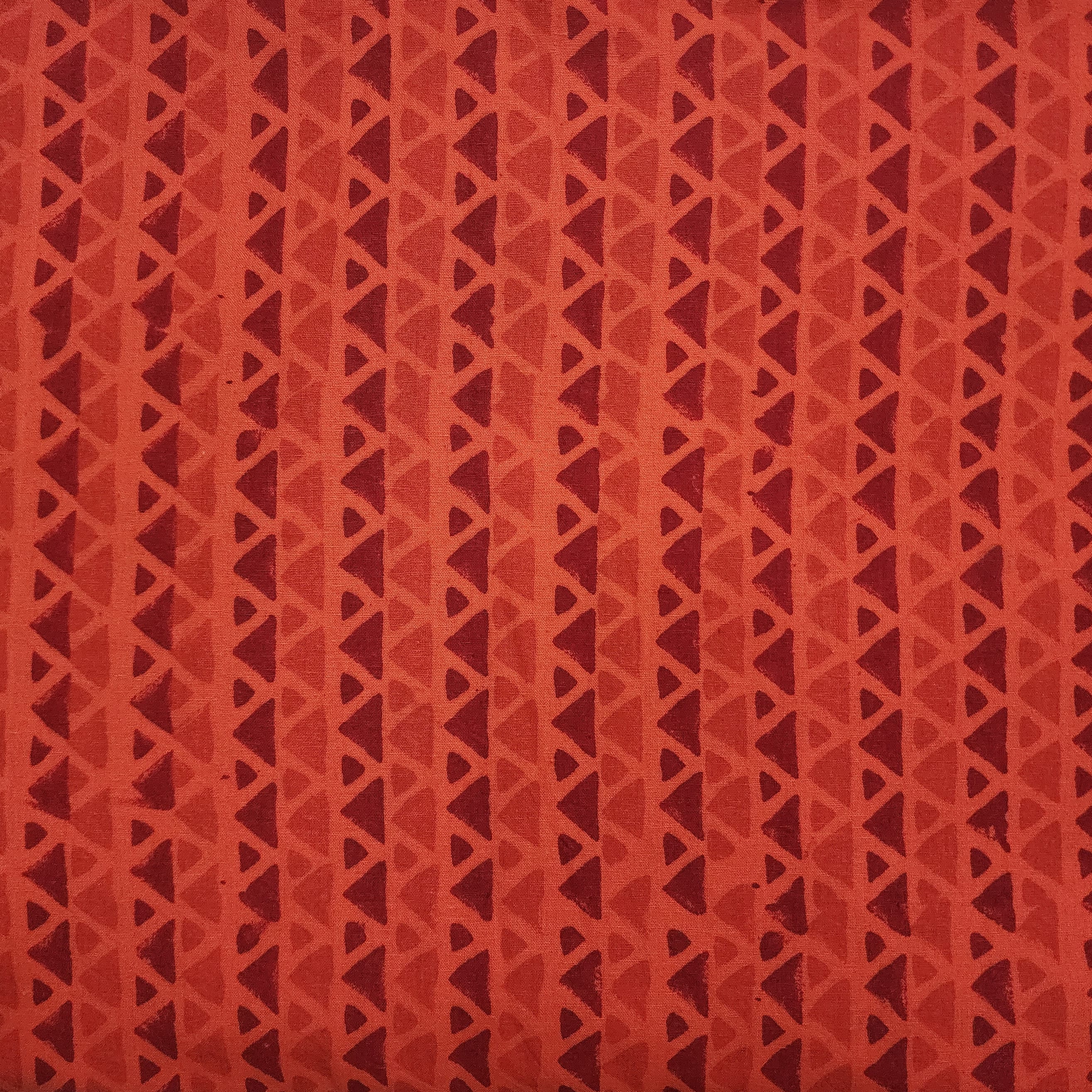 Pure Cotton Gamthi Orange With Red And Light Orange Tribal Border Hand ...