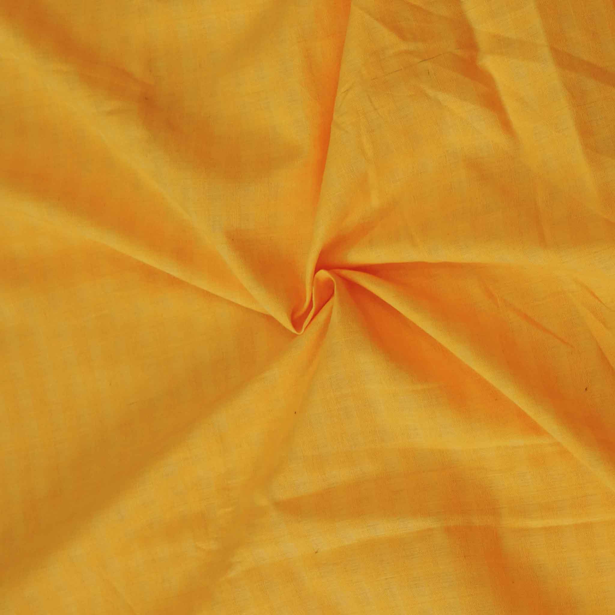 Pure Cotton Handloom Mango Mustard – Sanskruti