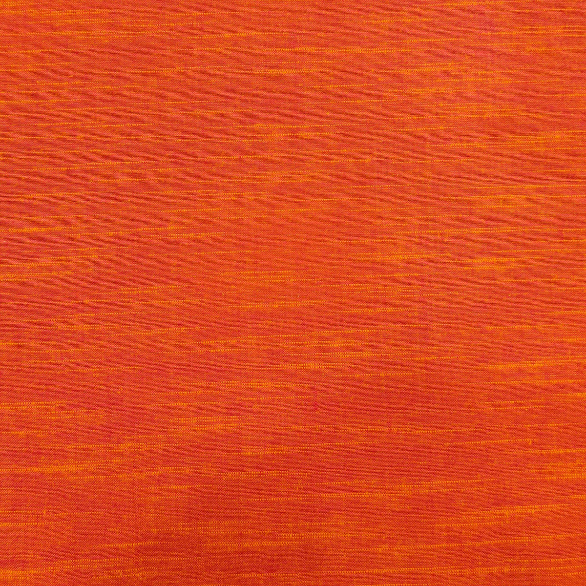Pure Cotton Handloom Reddish Peach With Yellow Slub Hand Woven Fabric ...