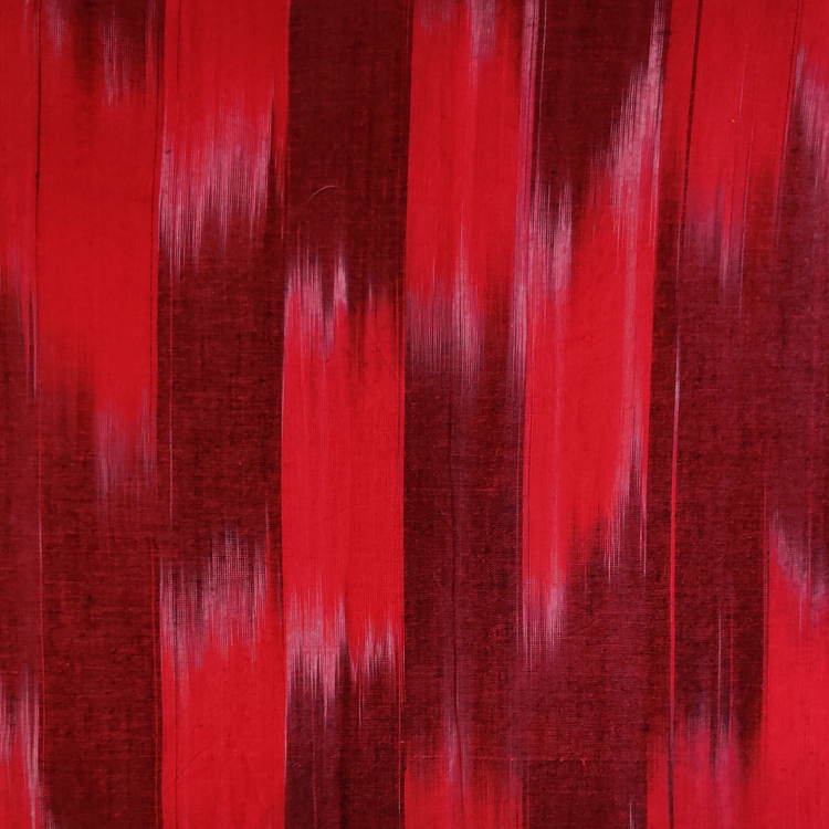 Pure Cotton Handloom With Maroon And Red Merged Shaded Woven Fabric ...