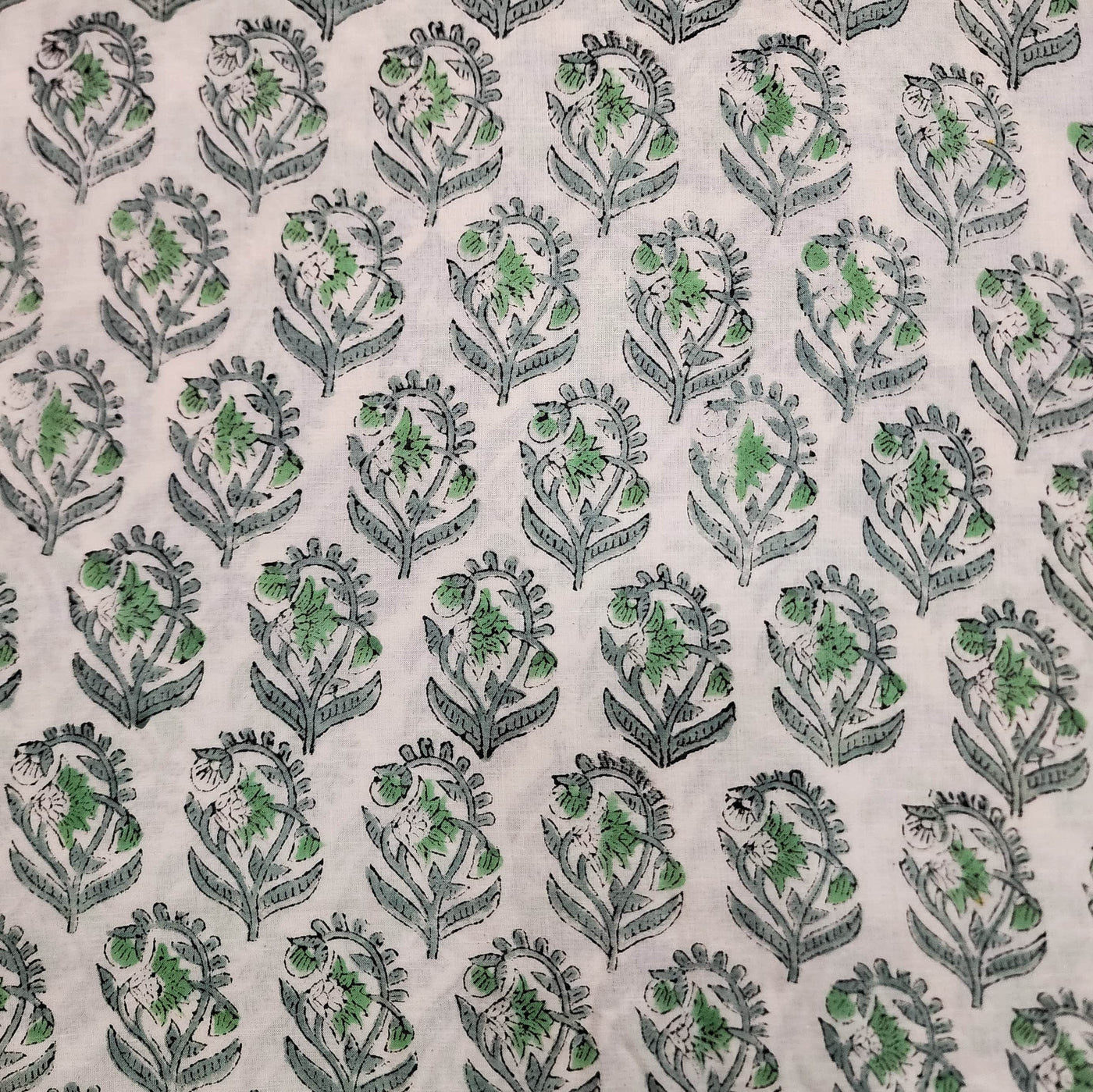 Jaipuri, Mughal , Jaal, Rapid Hand Block Print Cotton Fabrics Online ...