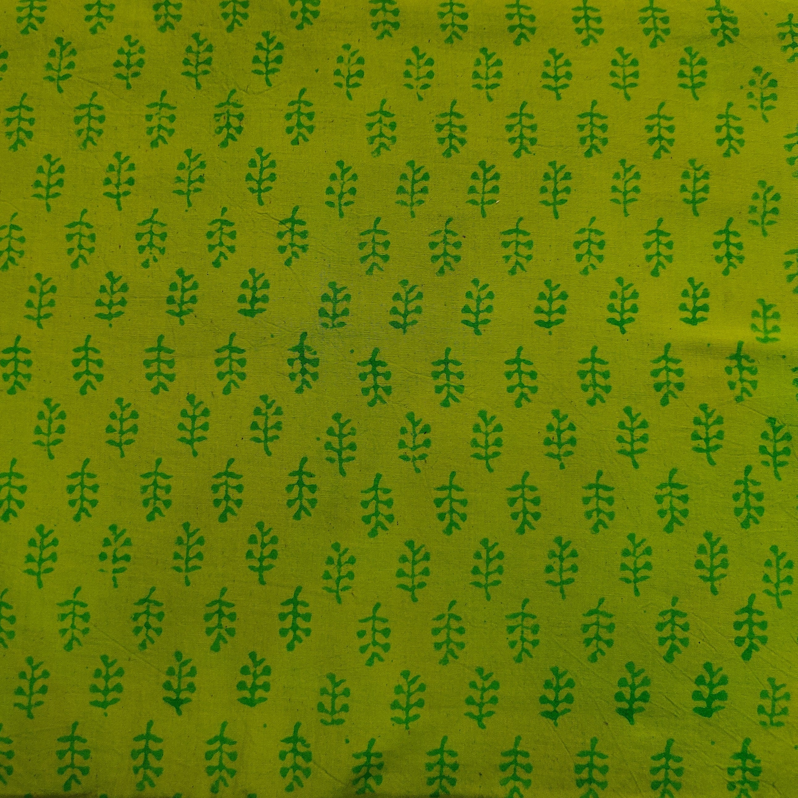 Blouse Pice 1 Meter Pure Cotton Napthol Discharge Light Green With Dar ...