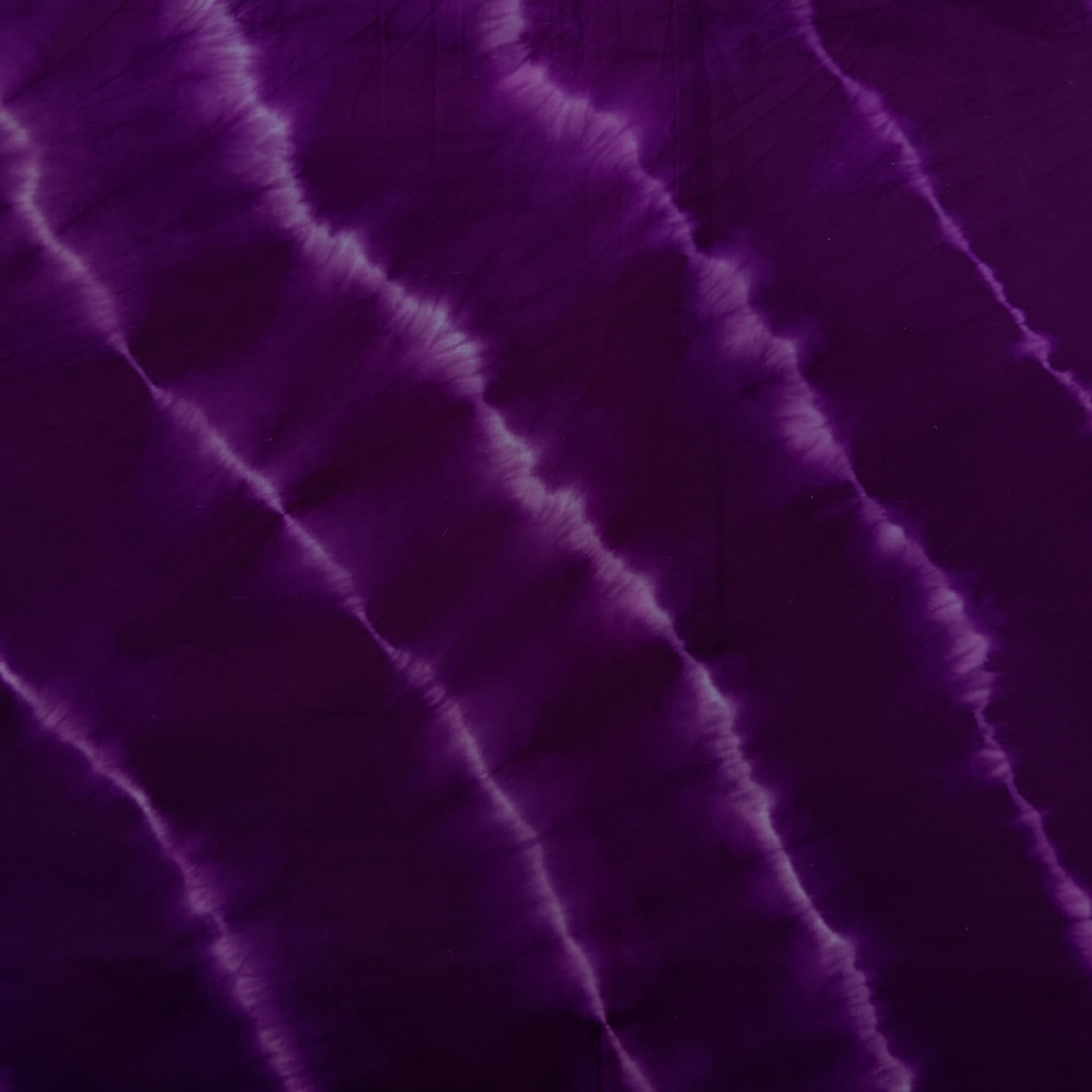 Pure Cotton Shibori Purple With White Slant Lines Tie And Dye Hand Dye ...