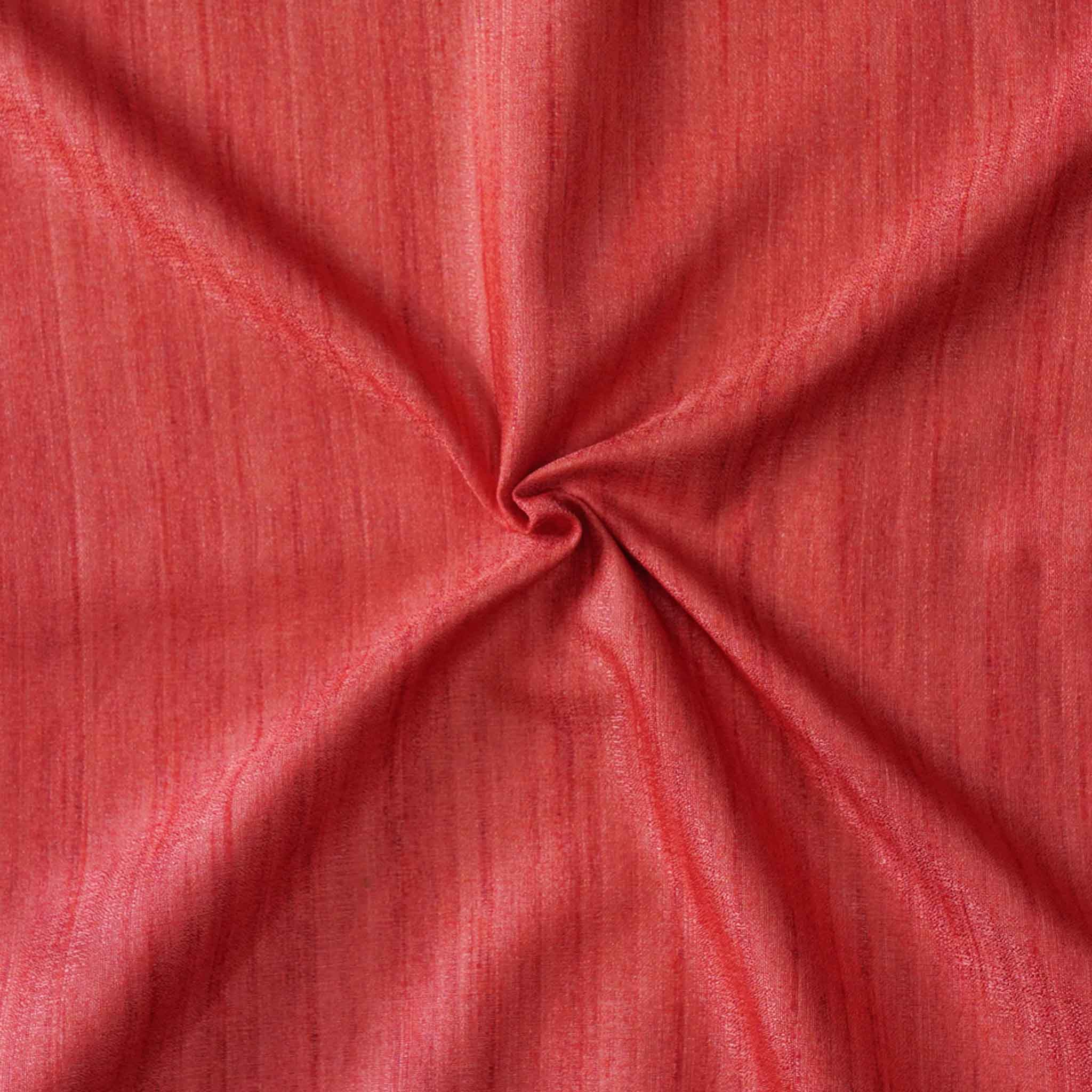 Raw Silk Immitation - Peach – Sanskruti