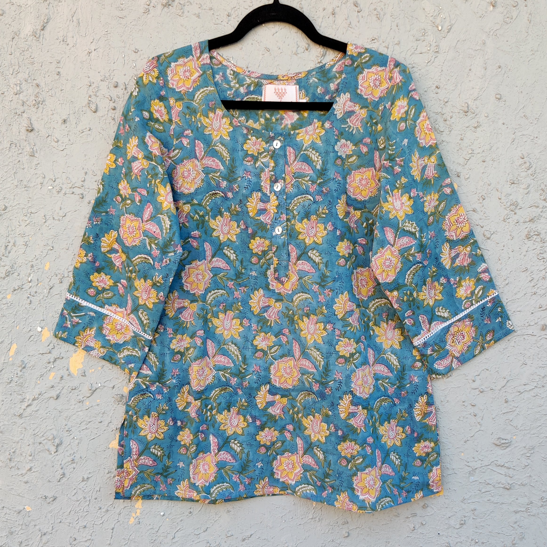 VRITI - Pure Cotton Jaipuri Everyday Wear Tunic – Sanskruti